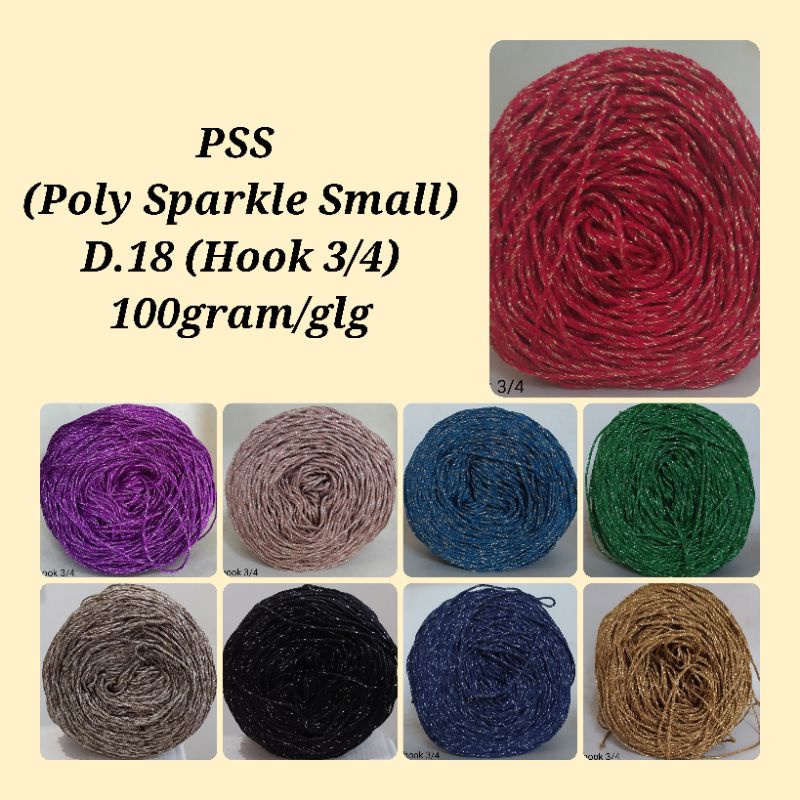 Poly Glitter Knitting Yarn/Poly Glitter Yarn/Poly Sparkle Strands ...