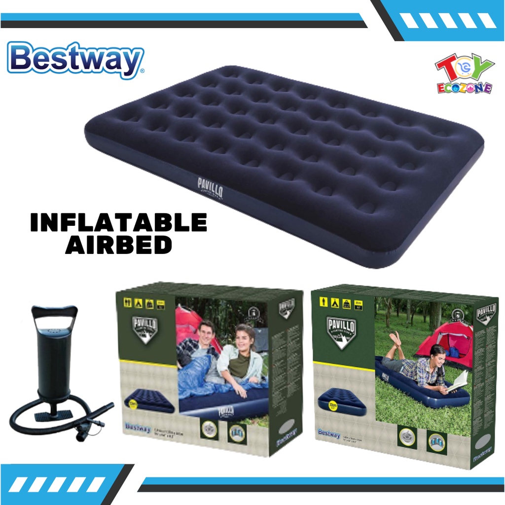 Bestway Single/Double Air Bed) Inflatable Air Bed | Shopee Philippines