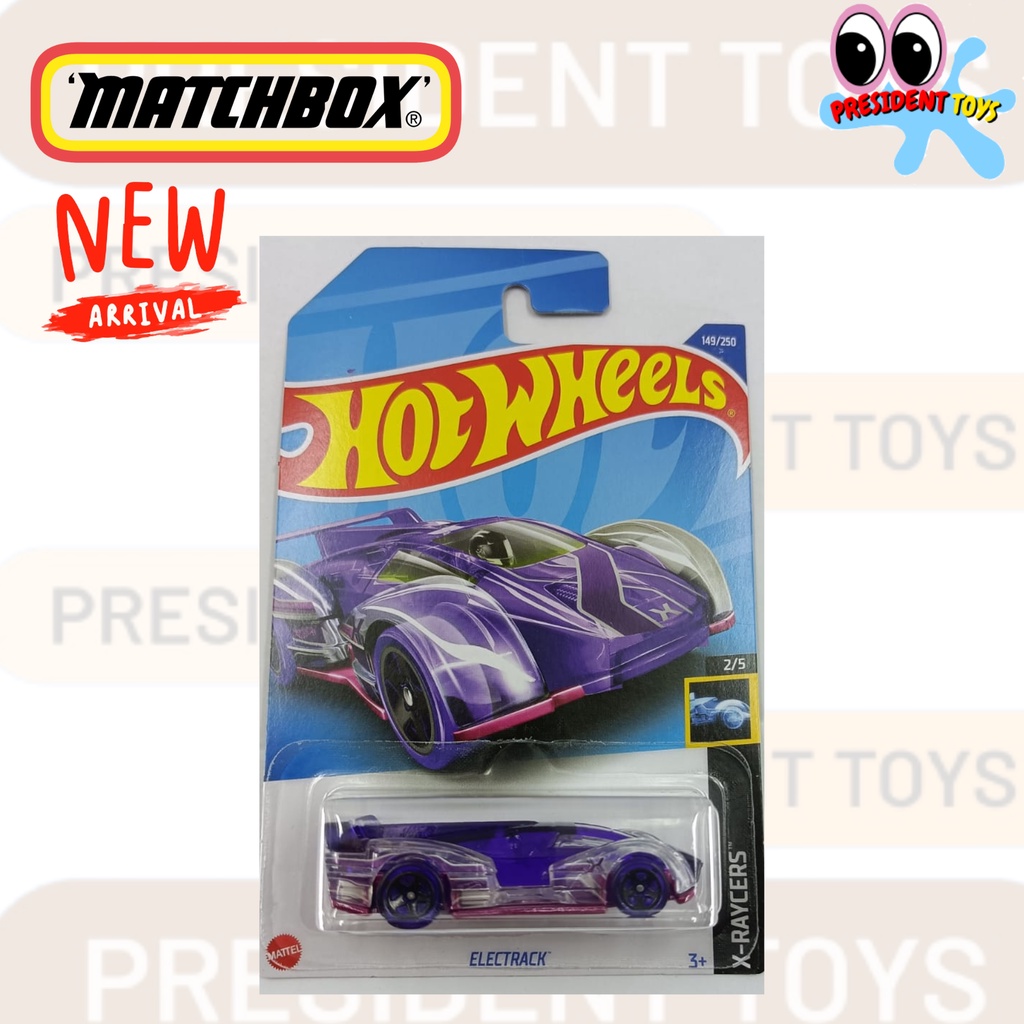 UNGU Hot Wheels Electrack Purple Glow In The Dark PRESIDENT TOYS 2022 ...