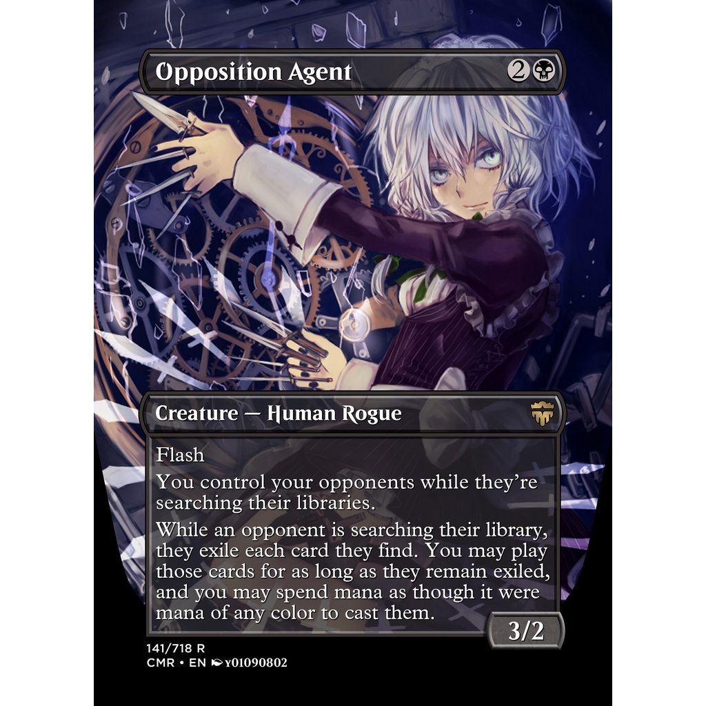 Custom Art Card - Opposition Agent (Anime) | Shopee Philippines