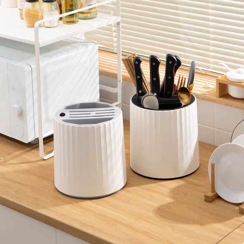 Rotation Cutlery Holder Spoon Fork Kitchen Organizer Chopstick Racks ...