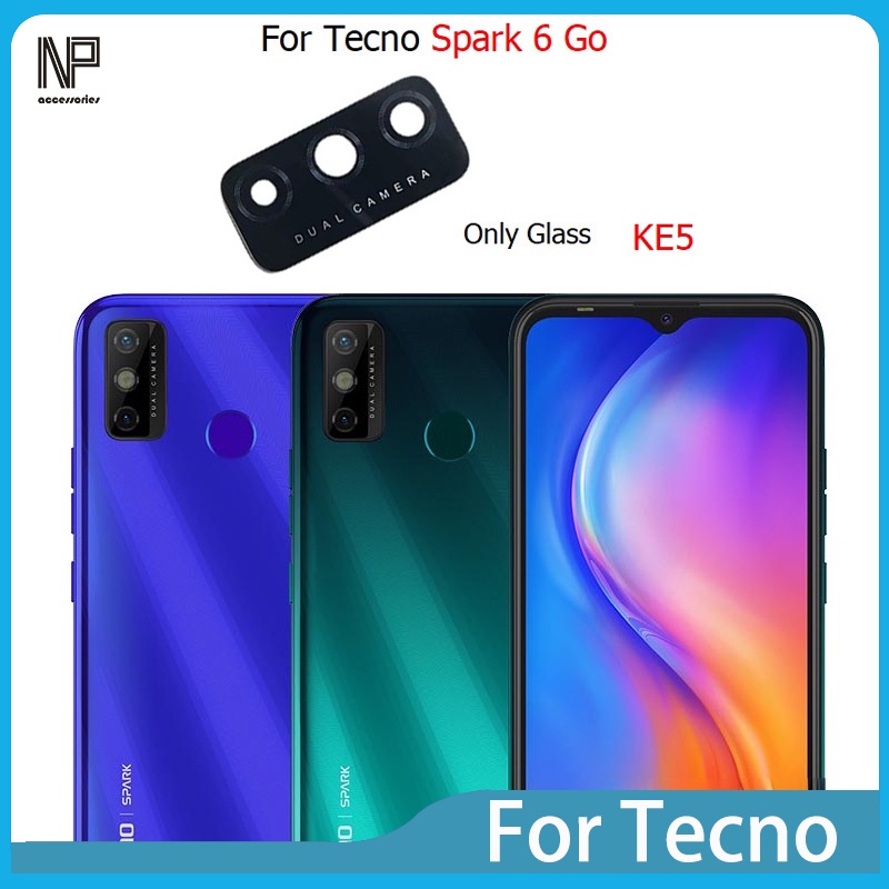 For Tecno Spark 6 Go KE5j KE5k Rear Back Camera Glass Lens With Glue ...