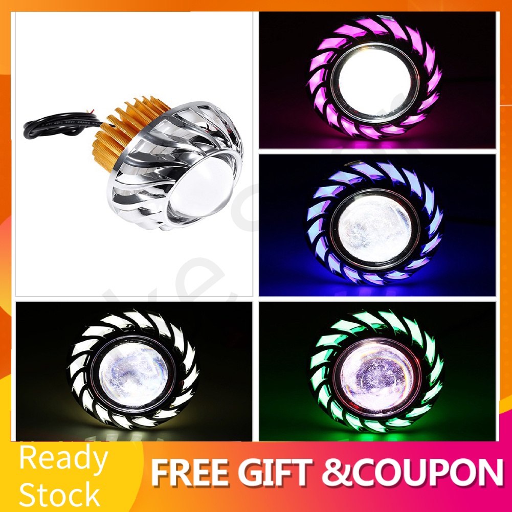 [Ready Stock] Ilikestore Motorcycle Headlight LED Projector Lens Dual ...