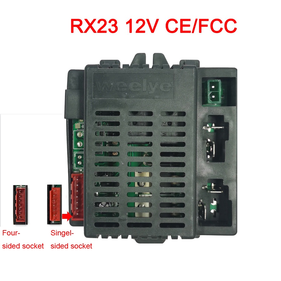 Weelye RX23/RX19/RX41/RX71 12V control box receiver matching 2.4G Bluetooth remote control, 12V ...