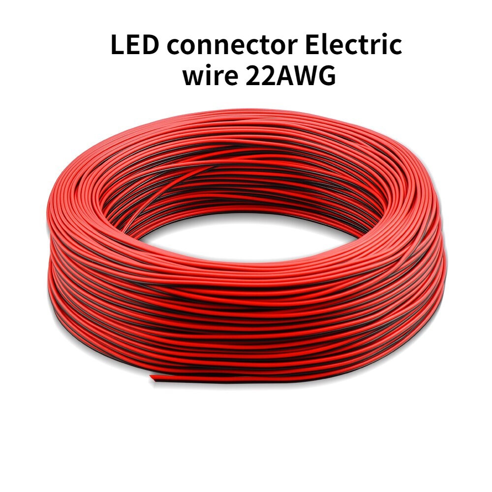 10meters/5meters Extension Wire Cable 2PIN 3PIN 4PIN 5PIN LED connector Electric wire 22AWG For ...