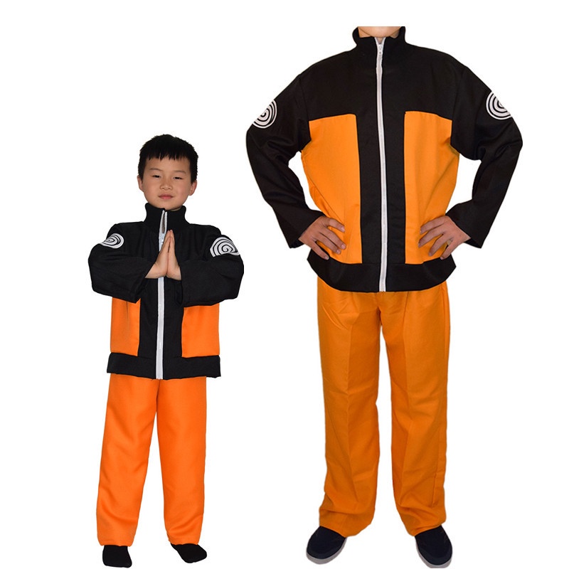 Naruto Suit cosplay Anime Costume Shippuden Children Adult Accessories ...
