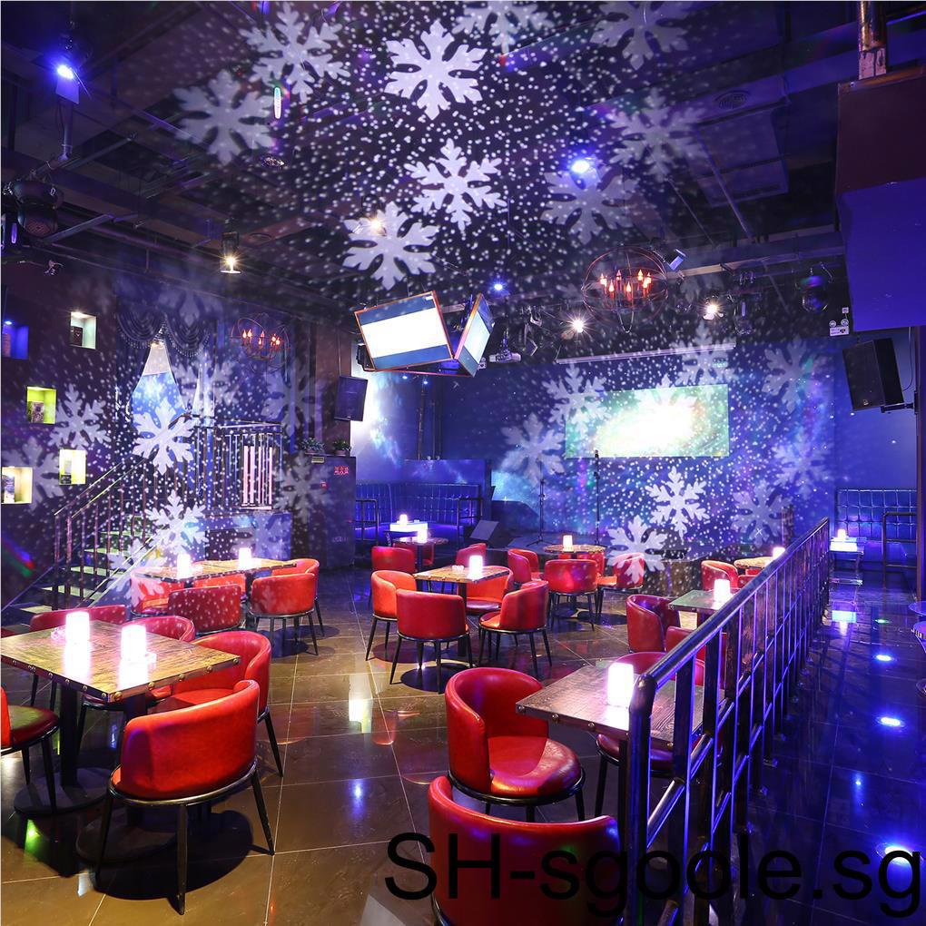 ℗Christmas Projector Light Snow Flurries Falling Light Wide Projection ...