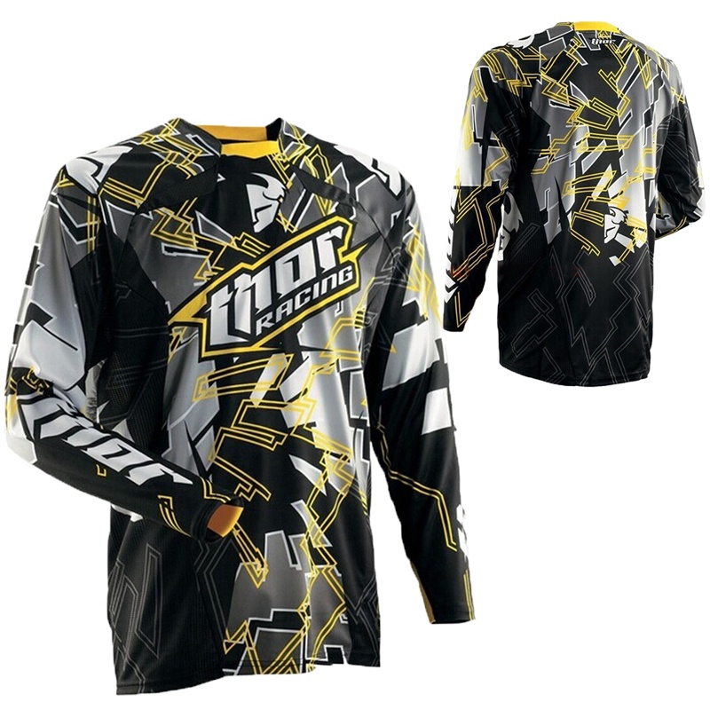 2023 NEW Men's THOR Long Sleeve Motocross Jersey Racing Downhill ...