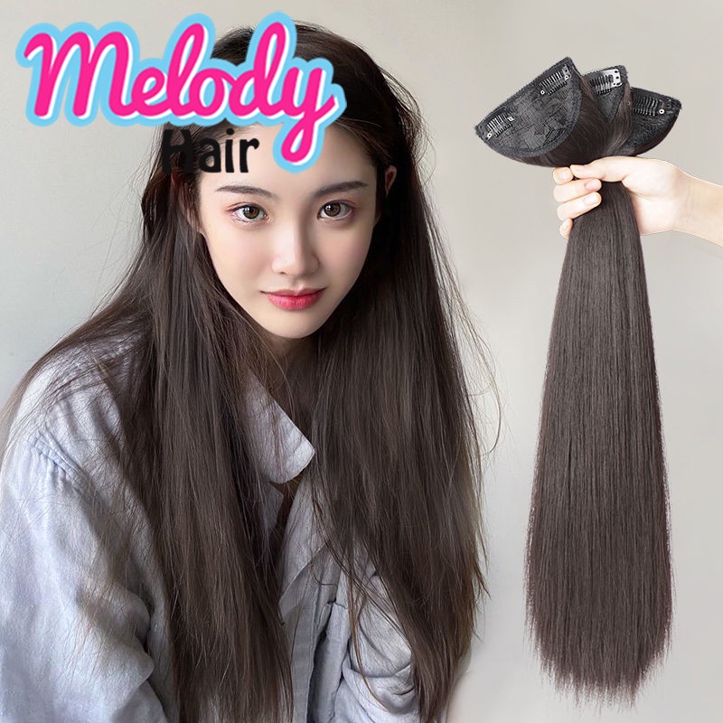 Melody Hair extension clip Wig Female Long Hair One Piece Invisible ...