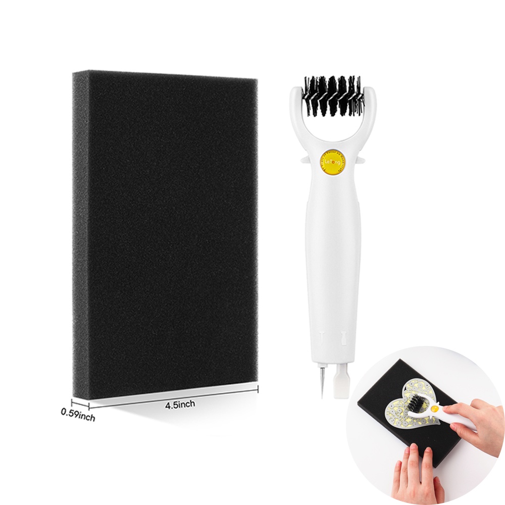 3 In 1 Weeding Tool,Die Brush & Die Pick W/Foam Pad,Die Brush Piercer ...
