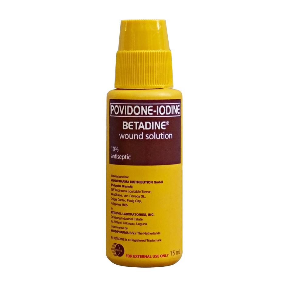 BETADINE (Povidone-Iodine) Wound Solution 120mL | Shopee Philippines