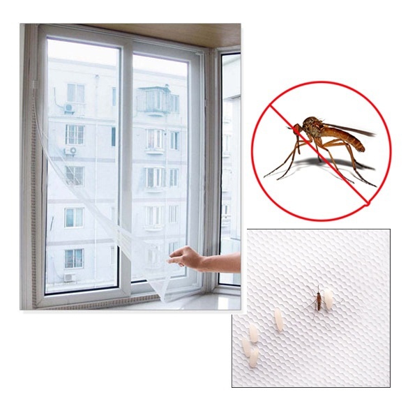 Mosquito Net for Windows Fly Window Screen Mesh Insect Netting Bug Bee ...
