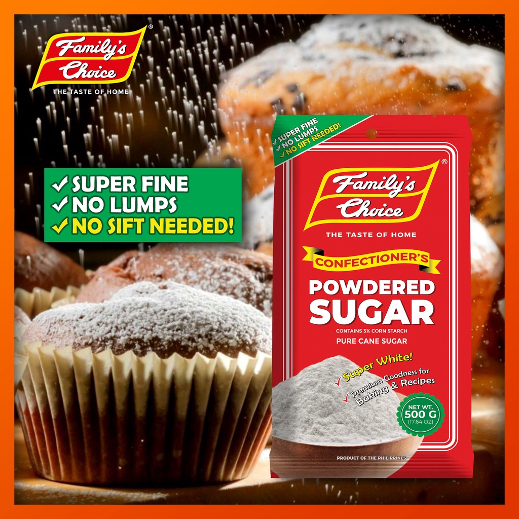 Family's Choice Confectioner's Powdered Sugar Super Fine Powder for ...