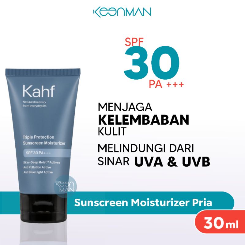 Kahf Triple Protection Sunscreen Moisturizer 30 ml | Shopee Philippines