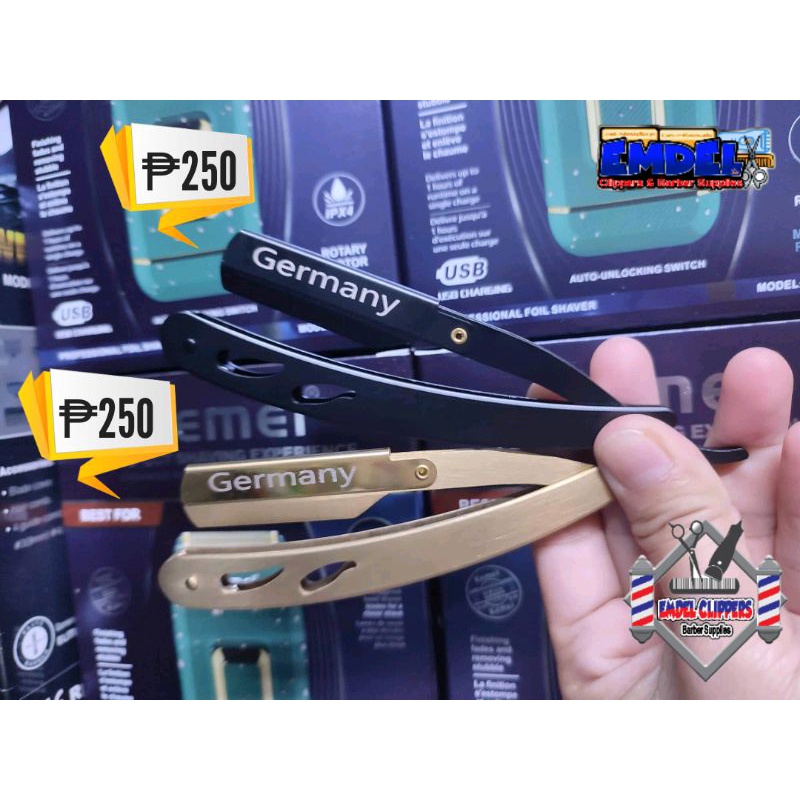 Germany Barber Razor (LABAHA) Replaceable Blade @emdelbarber | Shopee ...