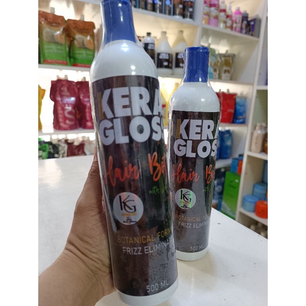 Kera Gloss Hair BotoxUltimate Frizz Eliminator 500ml | Shopee Philippines