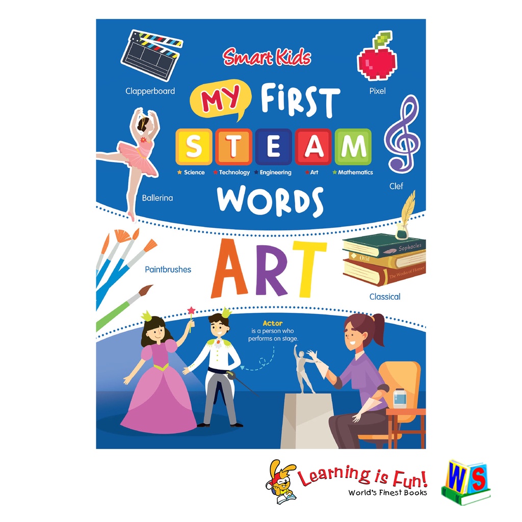 WS SMART KIDS MY FIRST STEAM WORDS-ART (EARLY LEARNING) | Shopee ...