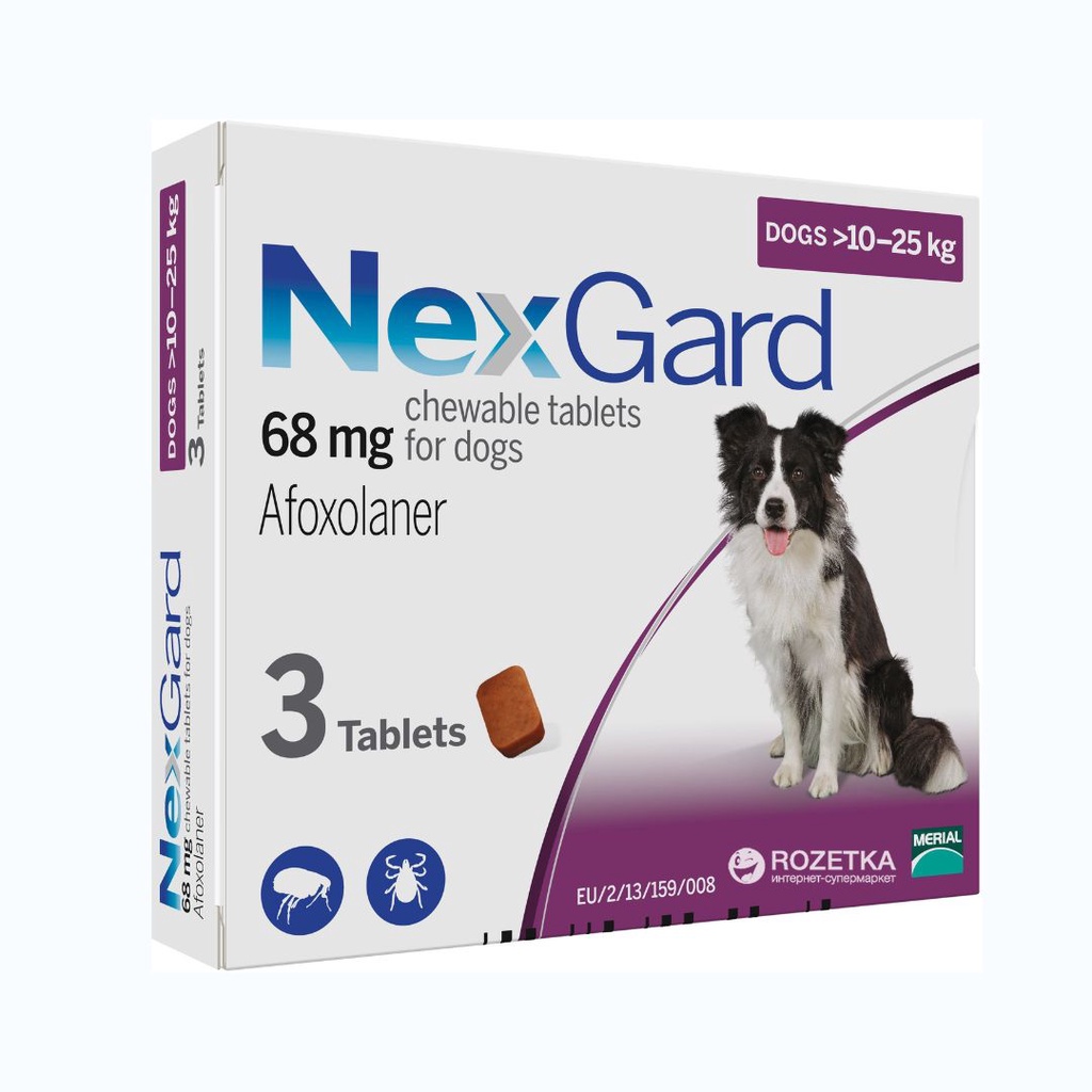 Nexgard and Nexgard Spectra Chewable 1 Tablet Anti Ticks and Fleas for ...