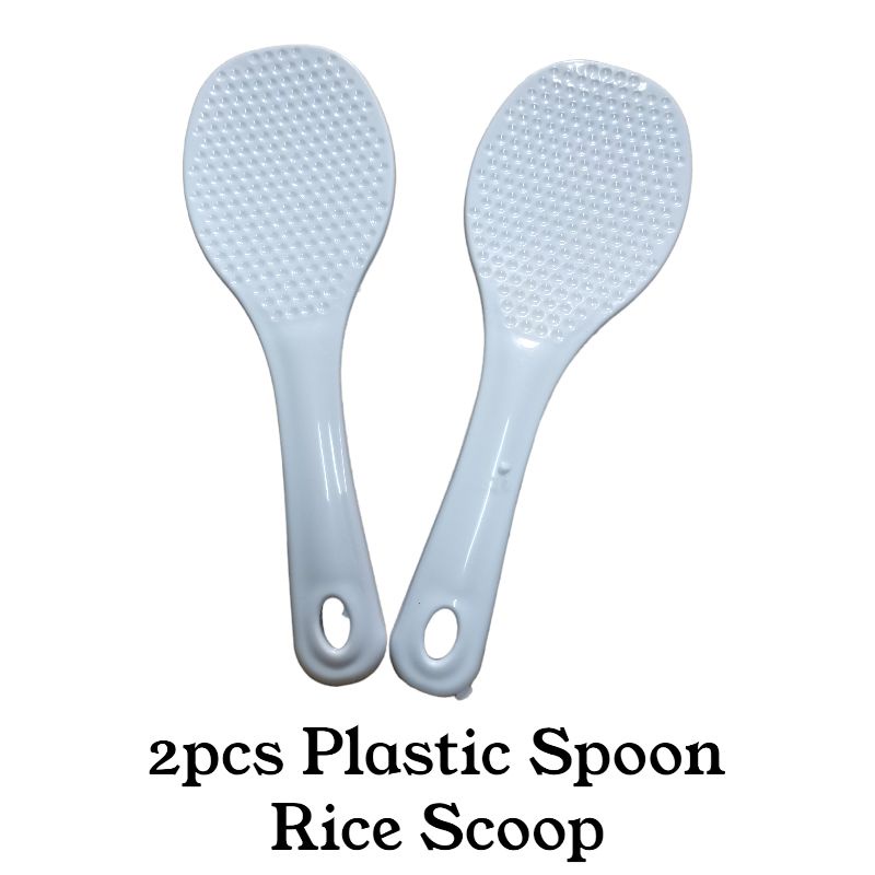 2 PCS Sandok Plastic Rice Paddle Serving Rice Scoop/Spoon | Shopee ...