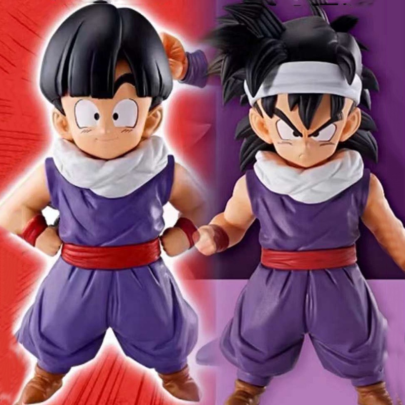 Anime Dragon Ball Z Son Gohan Goten 12cm PVC Action Figures Kids Kawaii ...