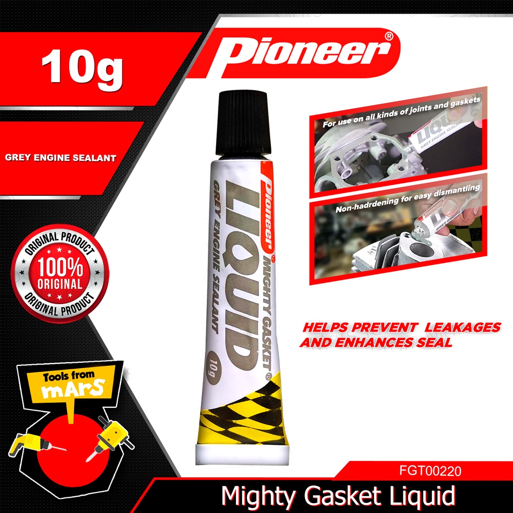[1PC ONLY] PIONEER Might Gasket Liquid 10G Grey Engine Sealant FGT00220 ...
