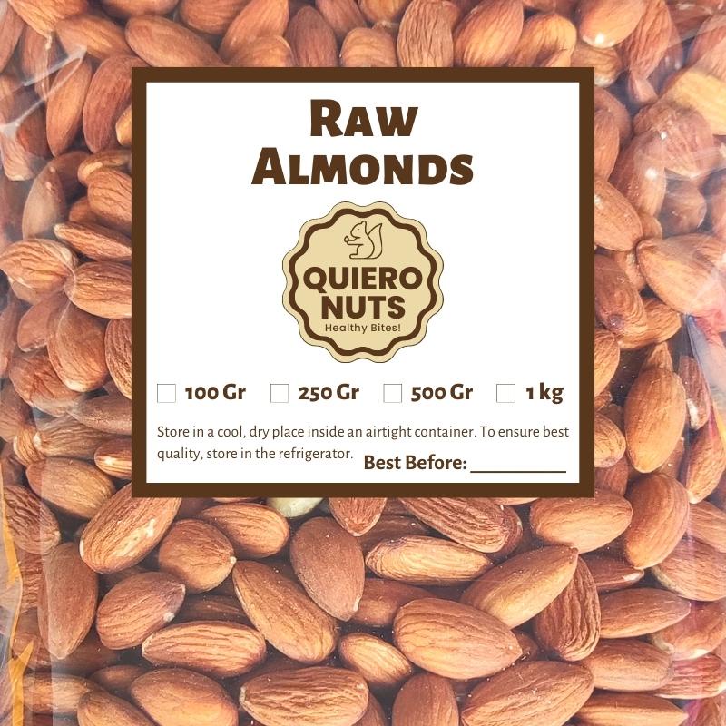 Raw Almonds (USA) 100g, 250g, 500g, 1kg | Shopee Philippines