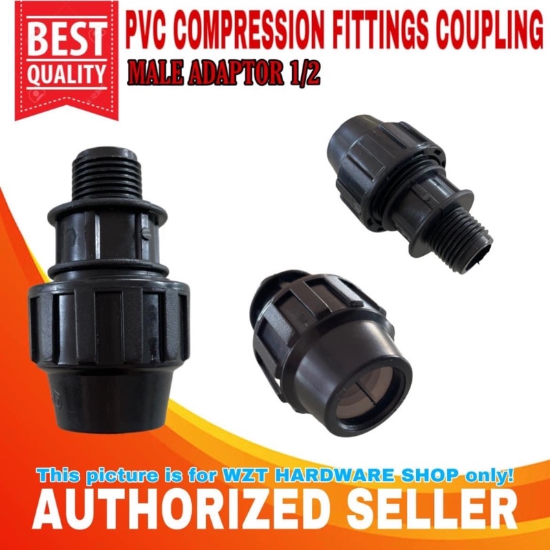 ( ELBOW , TEE , COUPLING, FEMALE - MALE ADAPTOR 1/2”-3/4”-1” )PVC - PE ...