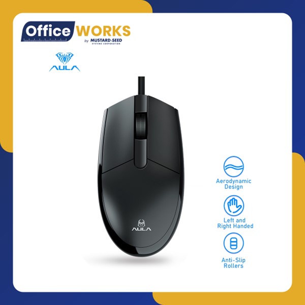 Aula Office Mouse AM103 USB Wire Mouse and AM201 2.4GHz Wireless Mouse ...