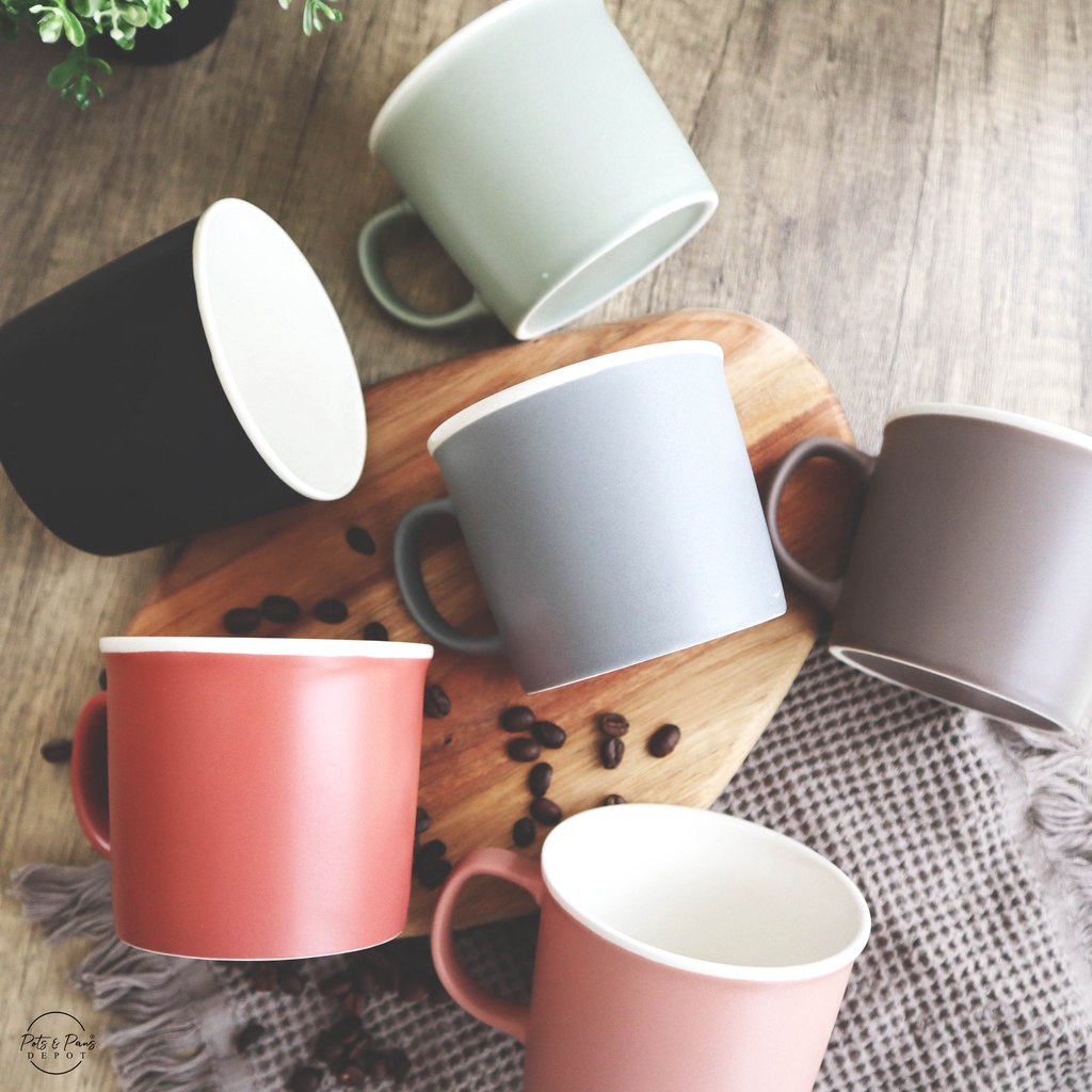 Retro Matte Mug 400ml | Shopee Philippines