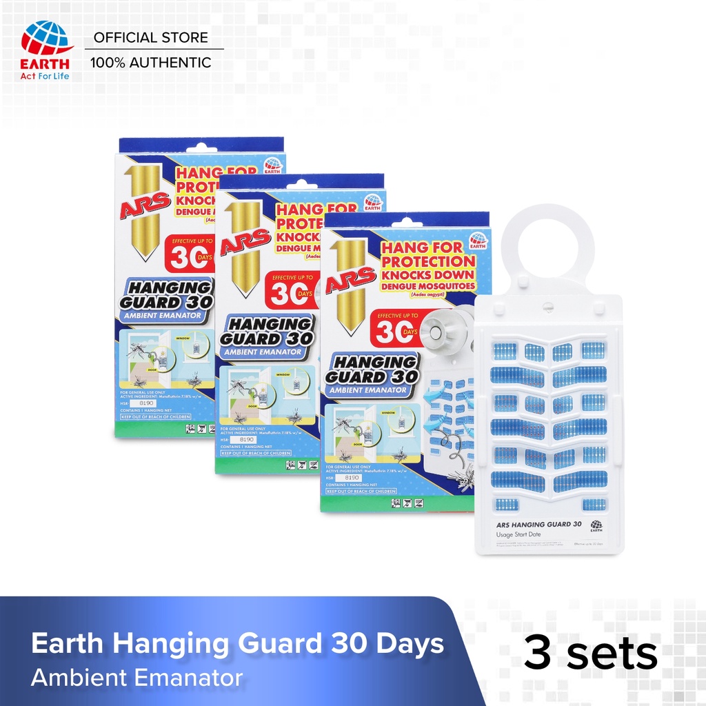Earth Hanging Guard 30 Days x 3 | Shopee Philippines