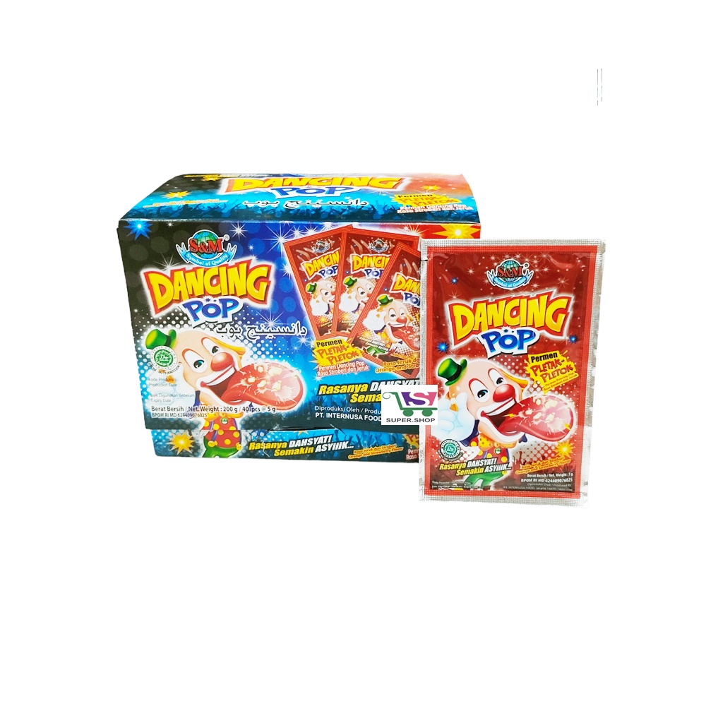 Dancing Pop Pletak Pletok Popping Candy PACK (contains 40 pcs) | Shopee ...