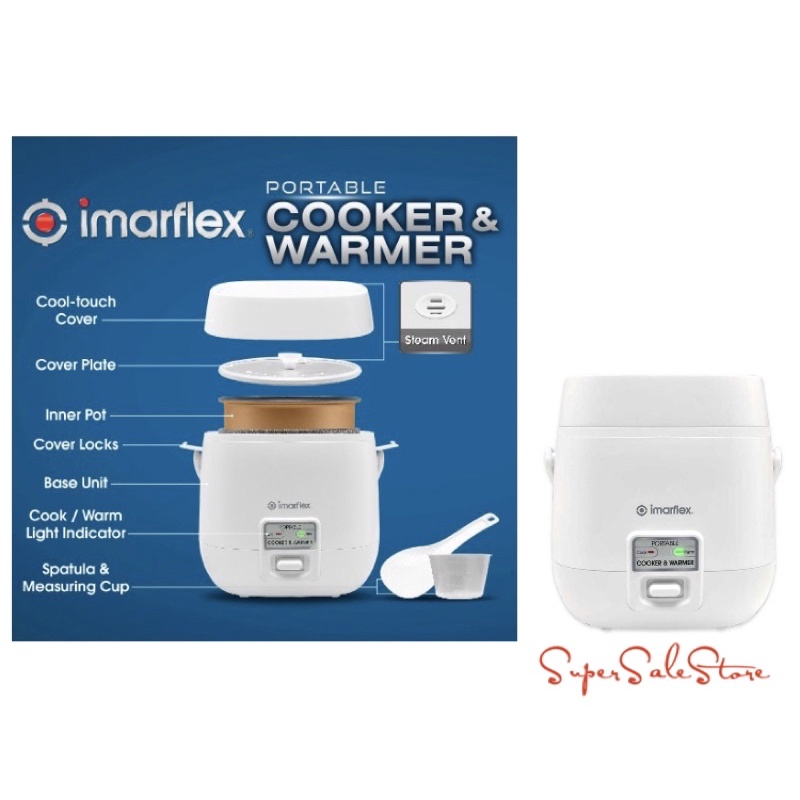 Imarflex Portable Rice Cooker & Warmer | Shopee Philippines