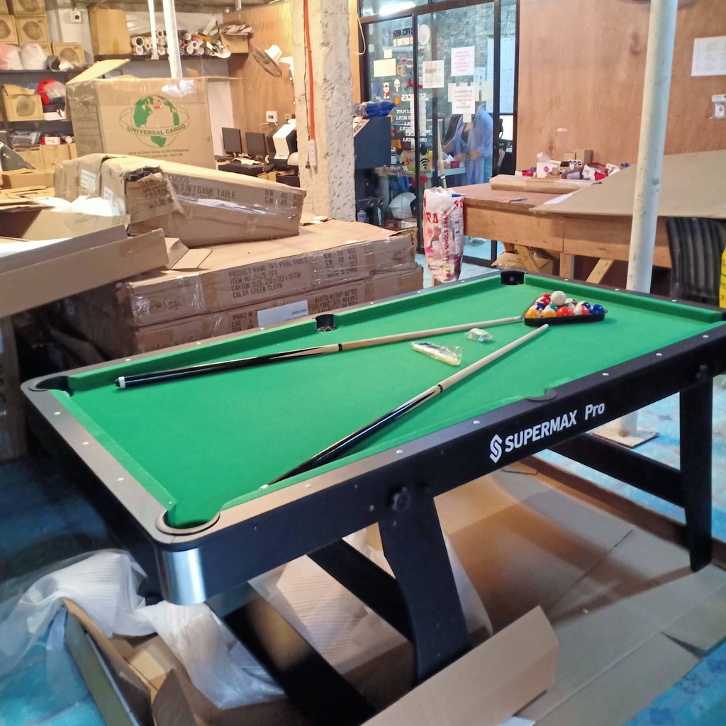 3X6 FT SUPERMAX FOLDABLE BILLIARD TABLE/ LAMESA NG BILYARAN | Shopee ...