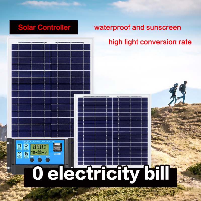 300W Solar Panel 18 Volt Pv Solar Module Charging Panel Monocrystalline ...
