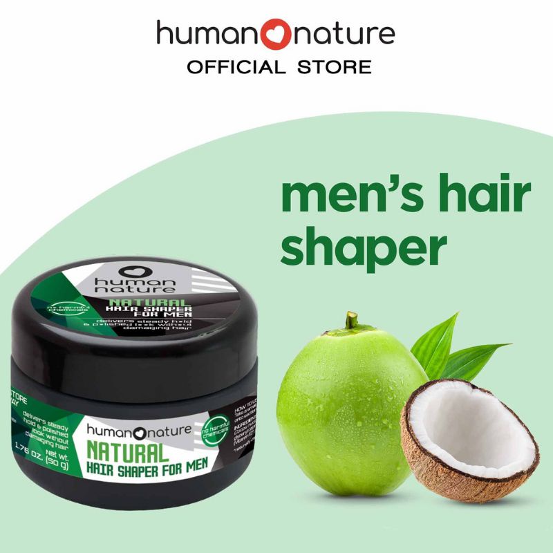 Human Nature Natural Hair Shaper For Men (50g) | Shopee Philippines
