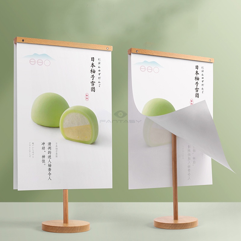 SVIAO A3 Beech Wood Advertising Poster Promotion Display Rack Display ...