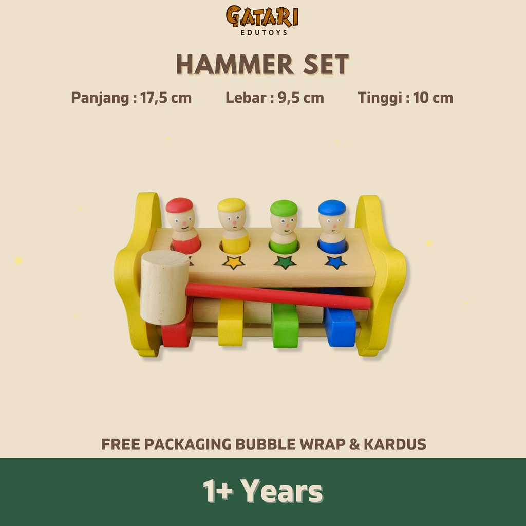 Children's Educational Toys Hammer Set Or Hammer Knock (FREE packing ...