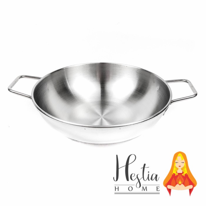 Stainless Steel Mini Frying Pan 22 24 cm Thick | Shopee Philippines