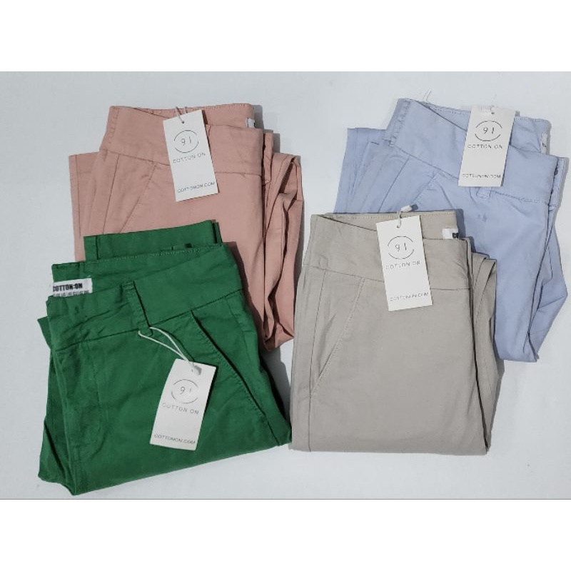 Cotton On Unisex Chino Trousers | Shopee Philippines