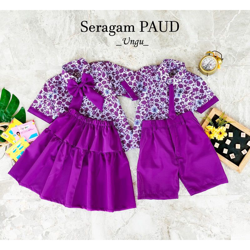 Preschool uniforms/school uniforms with batik motifs/kindergarten ...