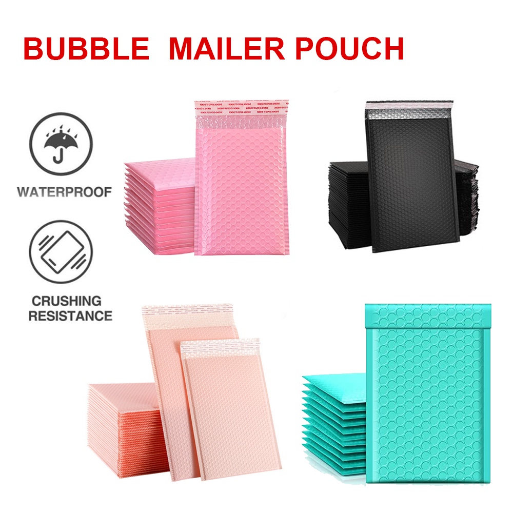 🇵🇭 Ready Stock COD Bubble Mailer Pouch Sticky Seal Wrap Waterproof ...