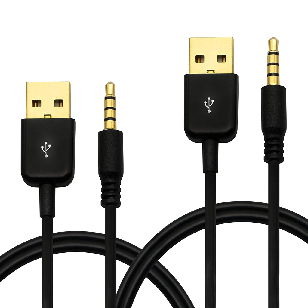 USB A to 3.5mm AUX Cable Adapter,USB 2.0 Male to 3.5mm Jack Data Cable ...