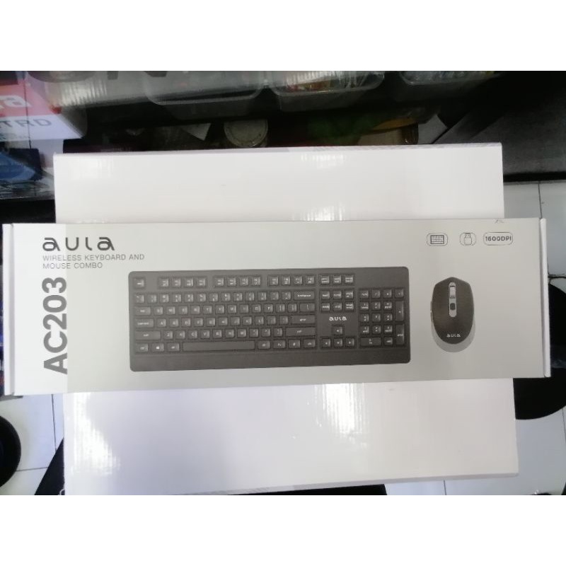Aula AC203 2.4GHz Wireless Keyboard and Mouse Combo | Shopee Philippines
