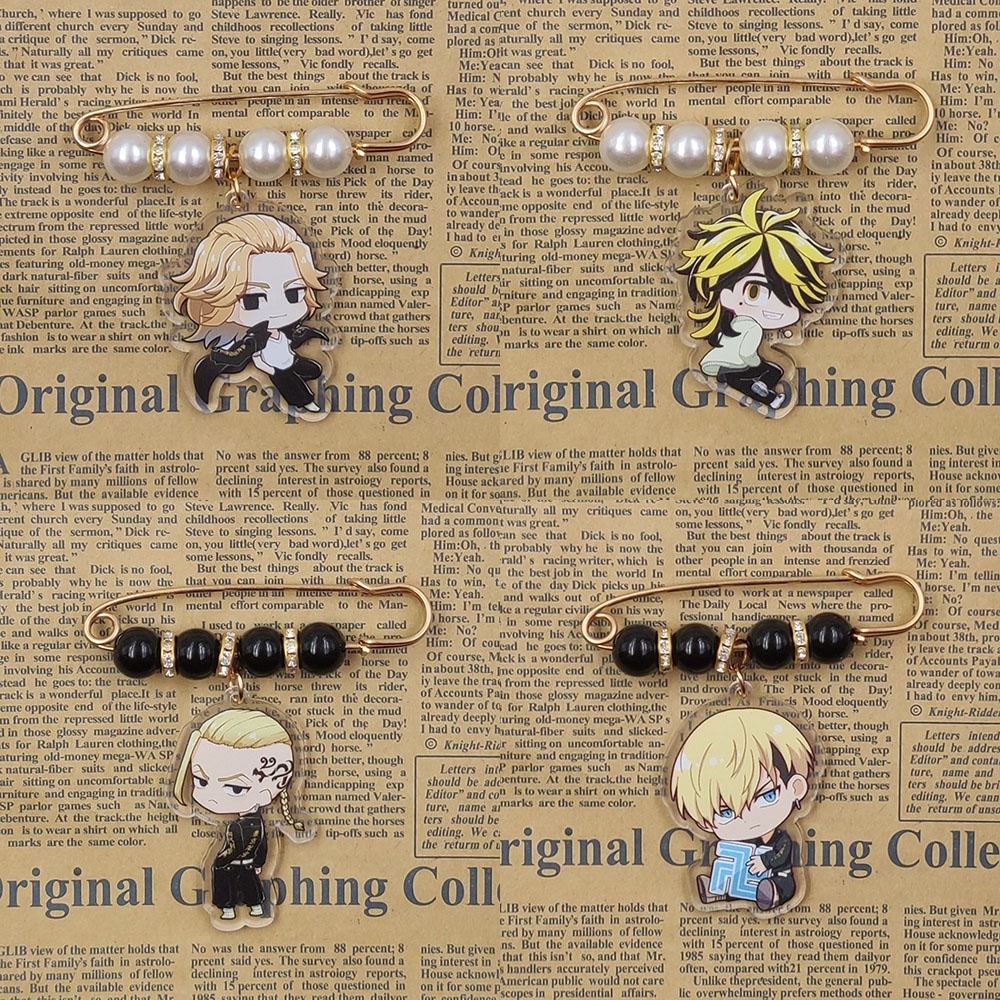 Acrylic Cartoon Anime Brooch Tokyo Avengers Flat Needle Huaheng Budo ...
