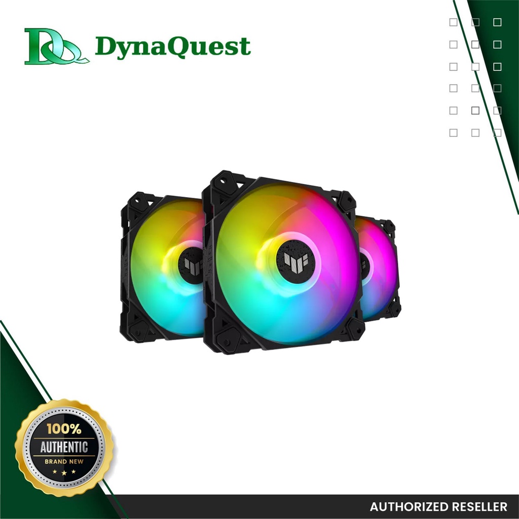 Asus TUF TF120 RGB 120mm (3Pack) 76 CFM 1900rpm aux fan ( Black ...