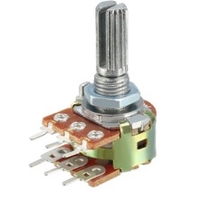 Potentiometer Volume Control 10k stereo with nut and washer | Shopee ...