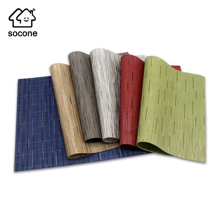 Socone Table PLacemat PVC Dining Table Mat Bowl Coasters Pad Slip ...