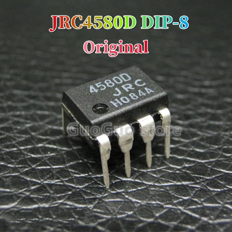 10pcs Original NJM4580D DIP-8 JRC4580D NJM4580 JRC 4580D DIP8 Dual Op Amp IC New Original ...