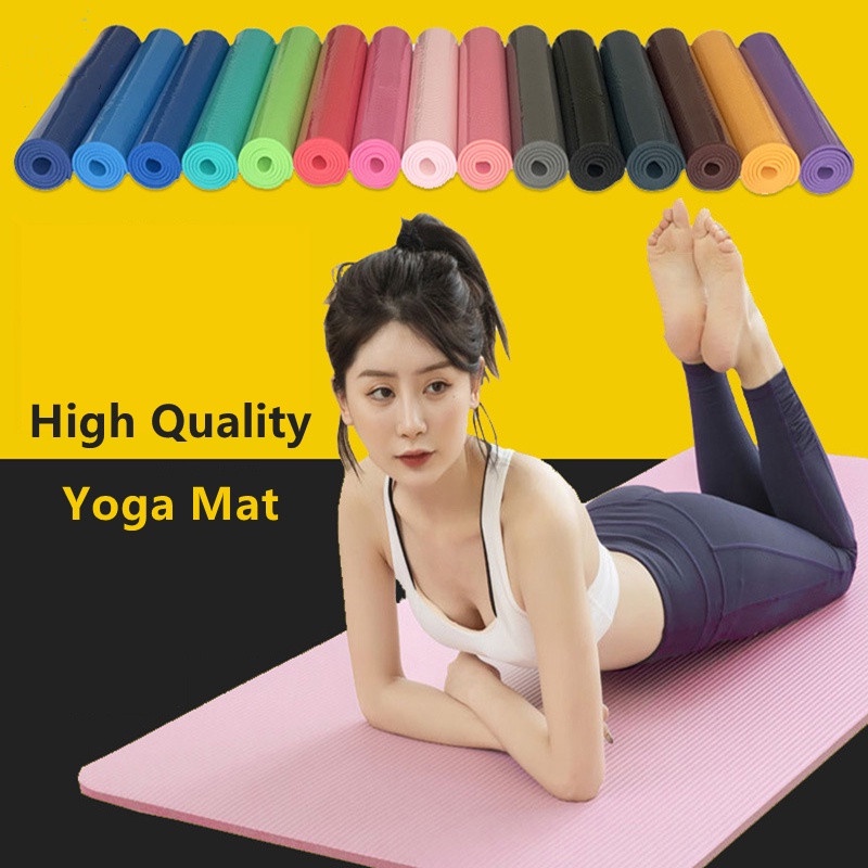 KOI Yoga Mat Anti-skid Sports Fitness Mat Thick EVA Comfort Foam yoga ...