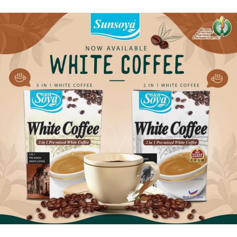 SUNSOYA White Coffee (3in1 & 2in1) | Shopee Philippines